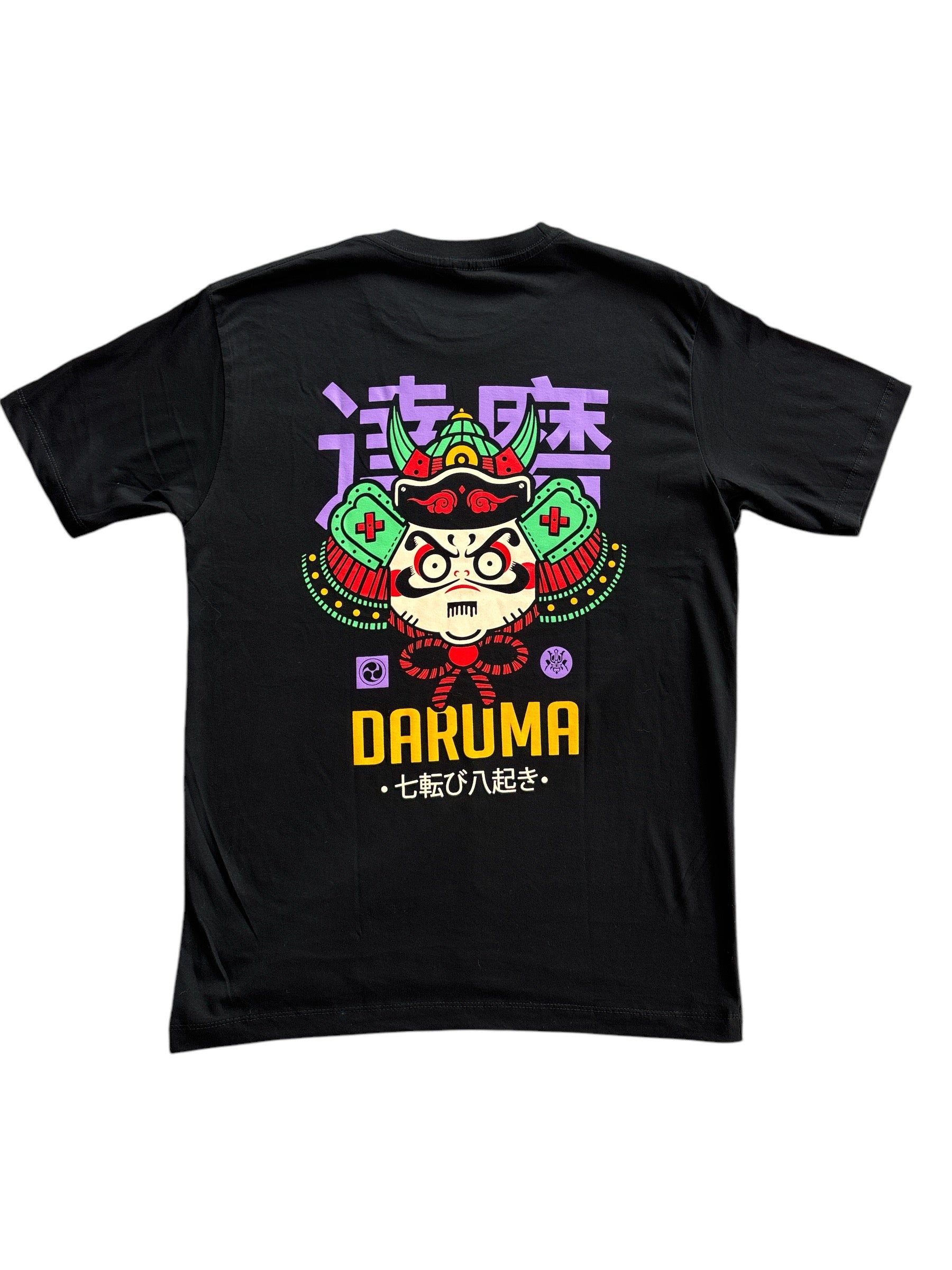 NEW - 100% Cotton T-Shirt - Samurai Daruma – Setamono Japanese Homeware