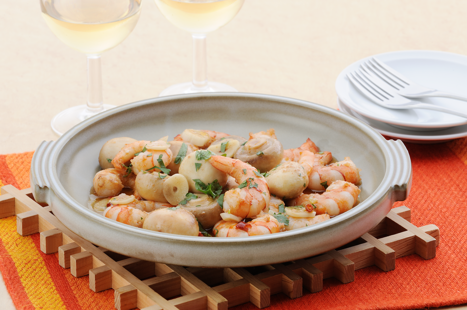 Mushroom & Prawn Ajillo – Setamono Japanese Homeware